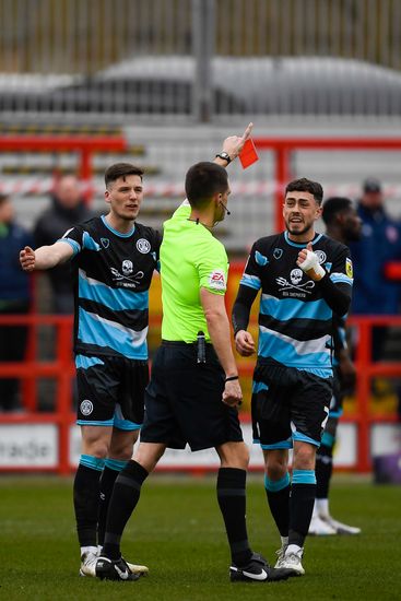 Red Card Declan Bourne Referee Shows Editorial Stock Photo - Stock ...