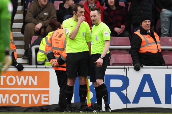 Assistant Referee Richard Morris Reports Match Editorial Stock Photo ...
