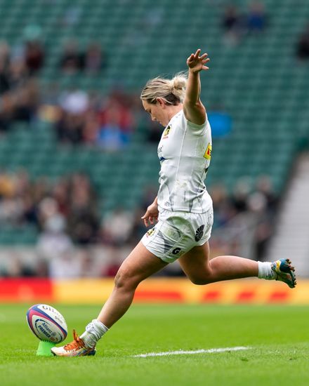 Liv Mcgoverne Exeter Chiefs Kicks Ball Editorial Stock Photo - Stock ...