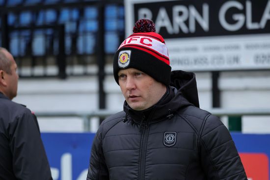 Crewe Alexandra Assistant Manager Alex Morris Editorial Stock Photo ...