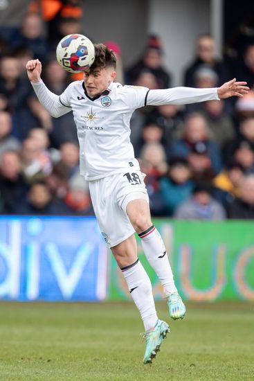 Luke Cundle Swansea City Heads Ball Editorial Stock Photo - Stock Image ...