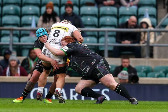 Rachel Johnson Exeter Chiefs Tackled Editorial Stock Photo - Stock ...