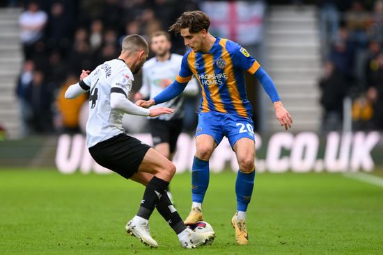 Tom Bayliss Shrewsbury Town Battles Conor Editorial Stock Photo - Stock ...