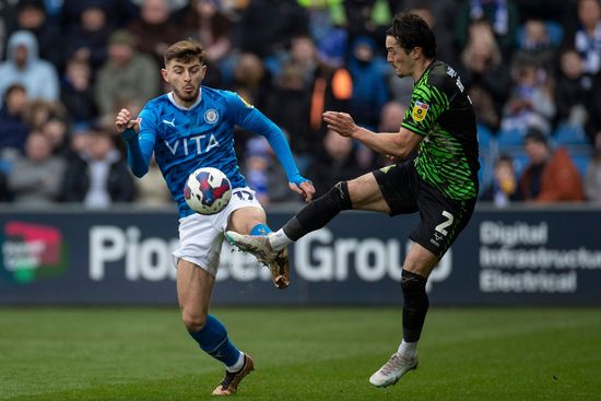 Ryan Rydel 17 Stockport County Challenge Editorial Stock Photo - Stock ...
