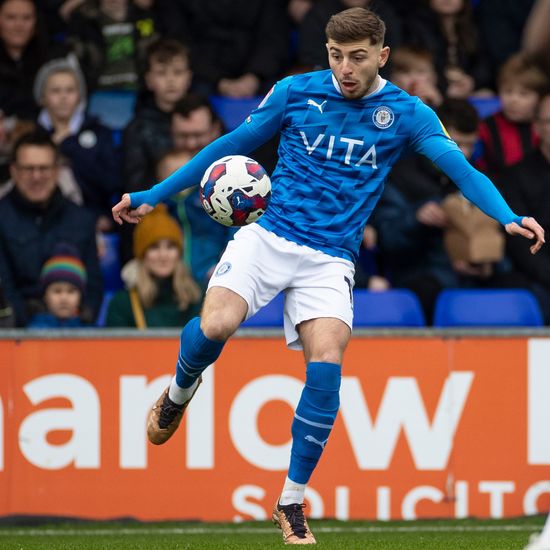 Ryan Rydel 17 Stockport County Action Editorial Stock Photo - Stock ...