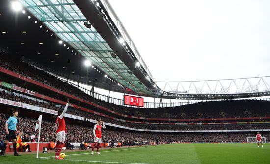 Arsenals Bukayo Saka Prepares Take Corner Editorial Stock Photo - Stock ...