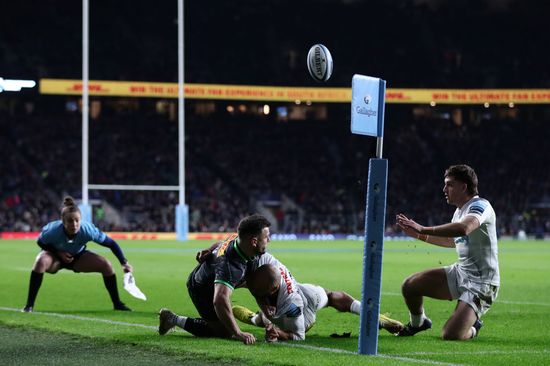 Danny Care Harlequins Offloads Sam Riley Editorial Stock Photo - Stock ...