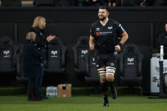 Rhys Davies Ospreys Runs Out Onto Editorial Stock Photo - Stock Image ...