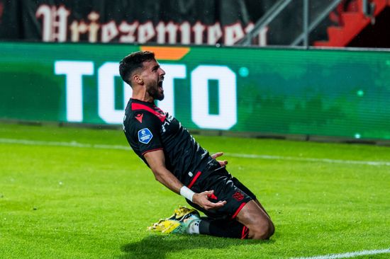 Enschede Rami Kaib Sc Heerenveen Celebrates Editorial Stock Photo ...