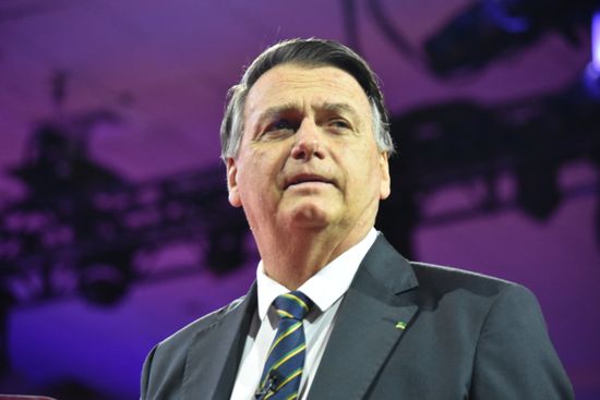 Former President Brazil Jair Bolsonaro Delivers Editorial Stock Photo ...