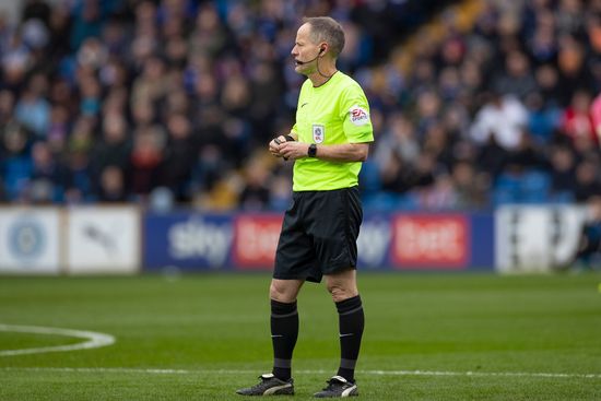 Referee Robert Lewis During Sky Bet Editorial Stock Photo - Stock Image ...