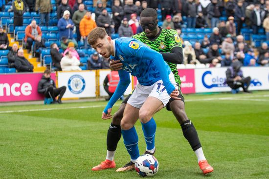 Ryan Rydel 17 Stockport County Challenged Editorial Stock Photo - Stock ...