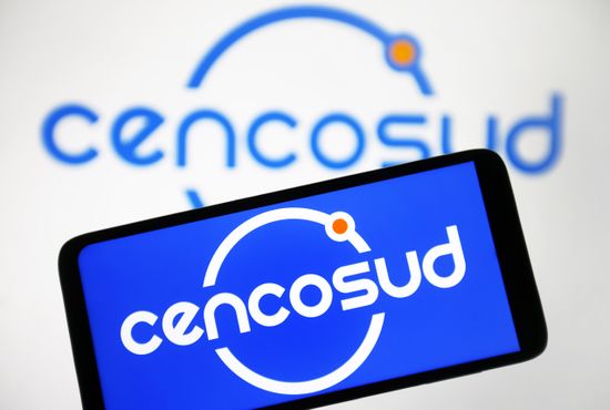 This Photo Illustration Cencosud Sa Logo Editorial Stock Photo - Stock ...
