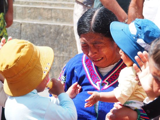 Woman Crying When Group Indigenous Women Editorial Stock Photo - Stock ...