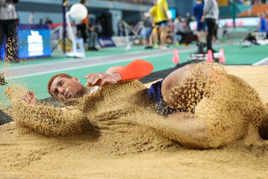 Erwan Konate France Competes Long Jump Editorial Stock Photo - Stock ...