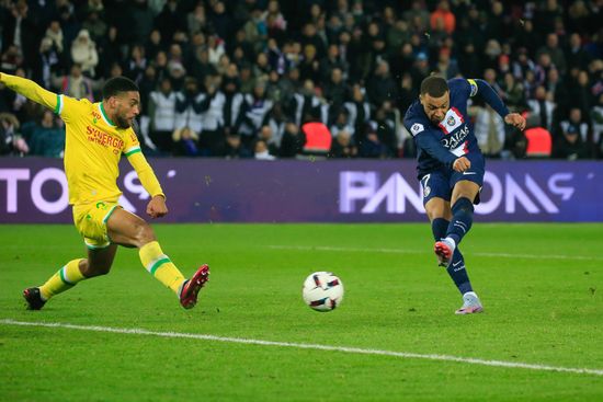 Psgs Forward Kylian Mbappe Shot On Editorial Stock Photo - Stock Image ...