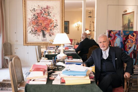 Lawyer Philippe De Veulle Poses During Editorial Stock Photo - Stock ...