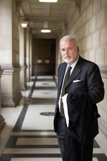 Lawyer Philippe De Veulle Poses During Editorial Stock Photo - Stock ...
