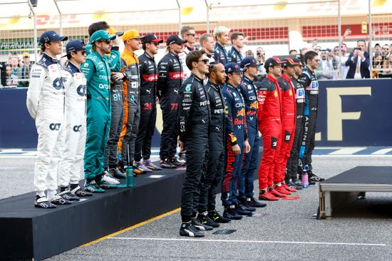 All Drivers Posing During Formula 1 Editorial Stock Photo - Stock Image ...