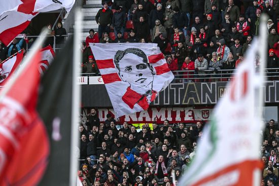 Flag Antwerp Fc Legend Vic Mees Editorial Stock Photo - Stock Image ...