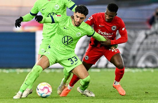 Frankfurts Buta R Action Against Wolfsburgs Editorial Stock Photo ...