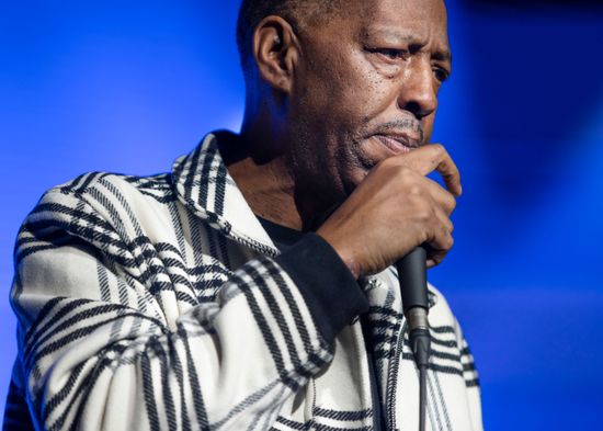 Comedian Otis Woods Performs Onstage Gainbridge Editorial Stock Photo ...