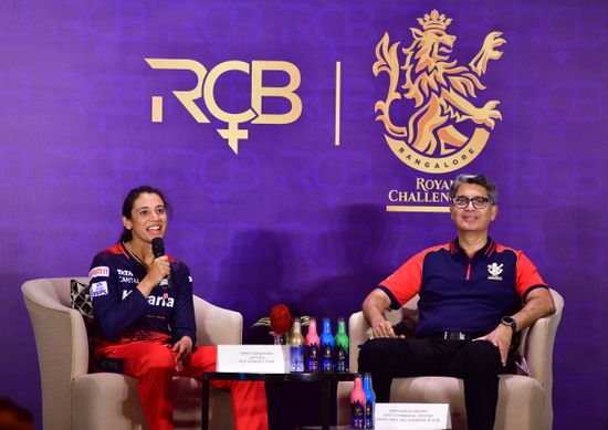 Rcb Womens Cricket Team Captain Smriti Editorial Stock Photo - Stock ...