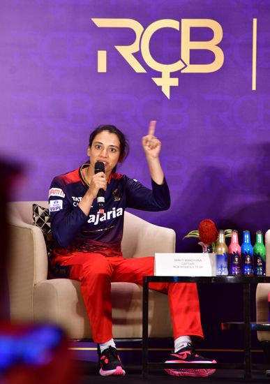 Rcb Womens Cricket Team Captain Smriti Editorial Stock Photo - Stock ...