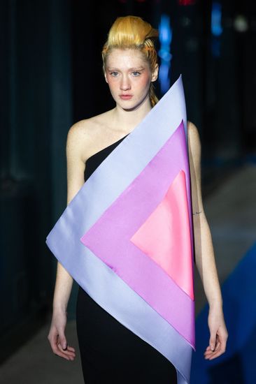 Model Walks Runway During Pierre Cardin Editorial Stock Photo - Stock ...