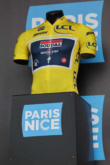 Yellow Leaders Jersey Pictured During Team Editorial Stock Photo ...