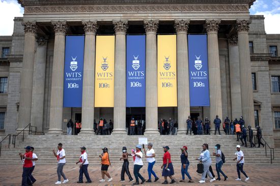 Students Trade Union Members Wits University Editorial Stock Photo ...