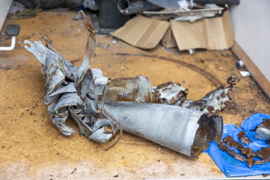 Interior Ambulance Exploded Mortar Shell Ambulance Editorial Stock ...