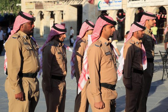Old Town Doha Changing Guard Qatar Editorial Stock Photo - Stock Image ...