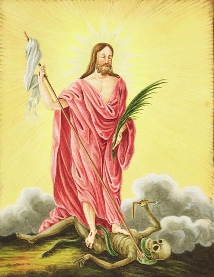 Christus Besiegt Den Tod Totentanz Dance Editorial Stock Photo - Stock ...