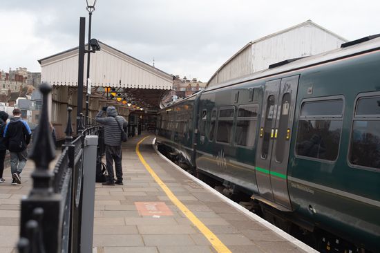 Gwr Train Windsor Central Station Berkshire Editorial Stock Photo ...