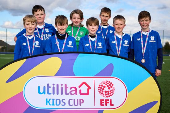 Children Representing Cardiff City Pose Their Editorial Stock Photo ...