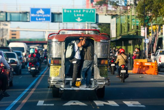 Jeepney Full Passengers Seen During National Editorial Stock Photo ...