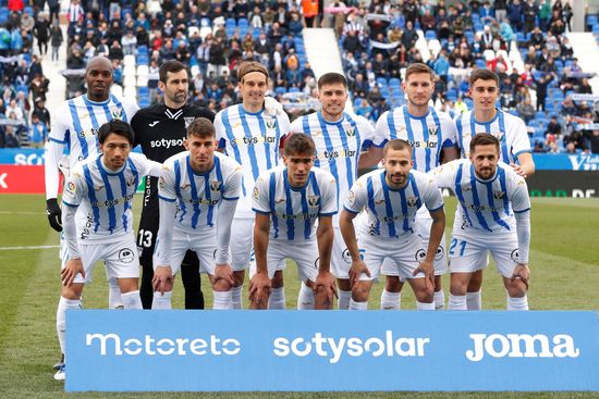 Leganes Team Group Lineup Leganes Football Editorial Stock Photo ...