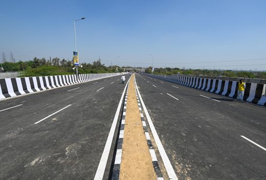 View Newly Constructed Ashram Flyover Extension Editorial Stock Photo ...
