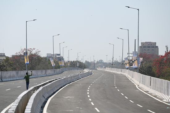 View Newly Constructed Ashram Flyover Extension Editorial Stock Photo ...