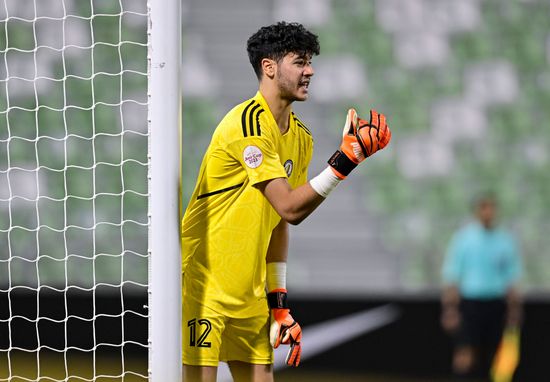 Goalkeeper Alkhor Sc Ali Nader Mahmoud Editorial Stock Photo - Stock ...