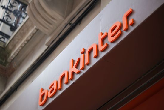 Oviedo Spain Bankinter Sign During Bankinter Editorial Stock Photo ...
