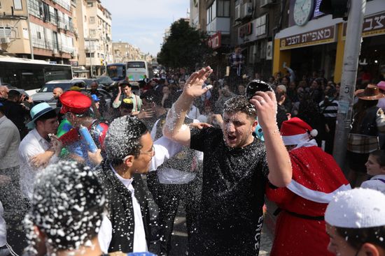 Ultra Orthodox Jews Costume Celebrate Jewish Editorial Stock Photo ...