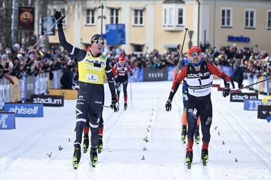 Swedens Emil Persson Left Wins Vasaloppet Editorial Stock Photo - Stock ...