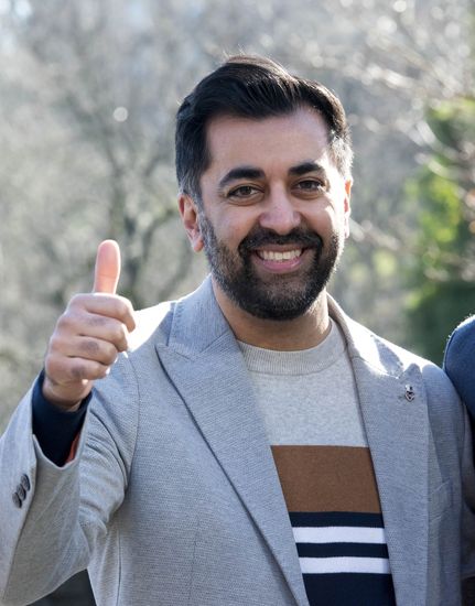 Snp Leadership Candidate Humza Yousaf Campaigning Editorial Stock Photo ...