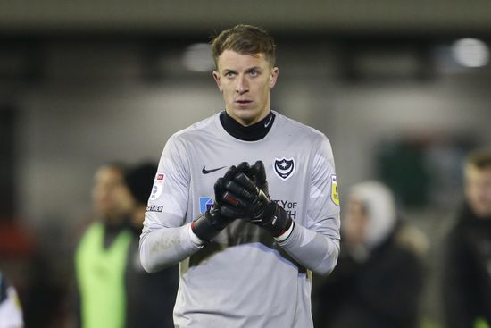 Disappointed Portsmouth Goalkeeper Matt Macey 1 Editorial Stock Photo ...