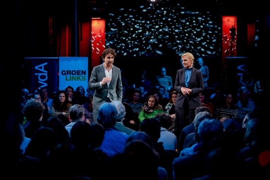 Rotterdam Jesse Klaver Attje Kuiken During Editorial Stock Photo ...