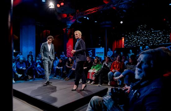 Rotterdam Jesse Klaver Attje Kuiken During Editorial Stock Photo ...