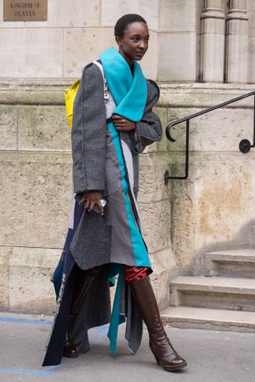 Model Anyuol Manyok Exits Ester Manas Editorial Stock Photo - Stock ...