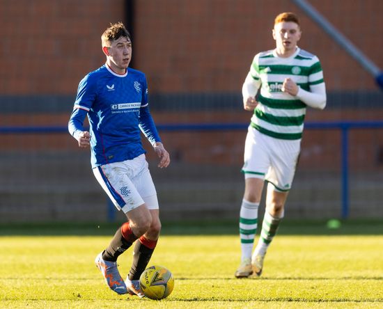 Rangers B Team Defender Connor Allan Editorial Stock Photo - Stock ...